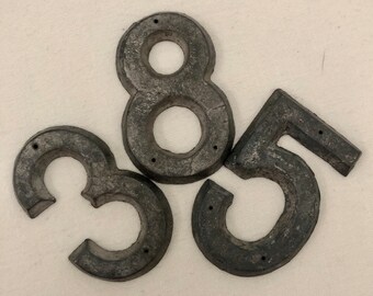French House Numbers - Etsy UK