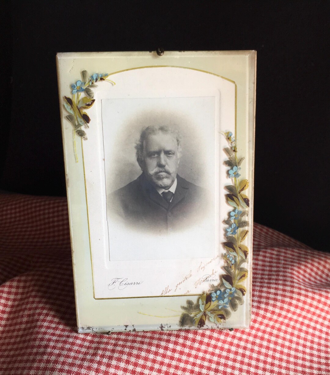 ANTIQUE ITALIAN Early 1900 Picture Frame, With The, Probably, Original ...