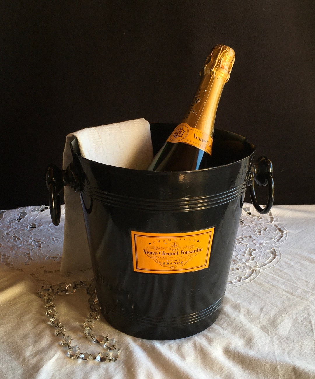 Vintage VEUVE CLICQUOT Champagne Bucket Cooler Ice Bucket. - Etsy