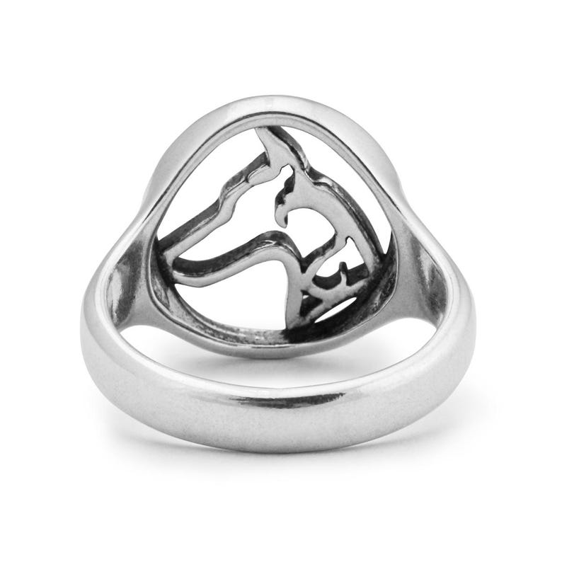 Sterling Silver Doberman Pinscher Ring - Etsy