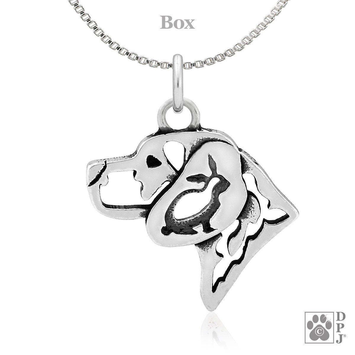Beagle Pendant Necklace in Sterling Silver Head - Etsy