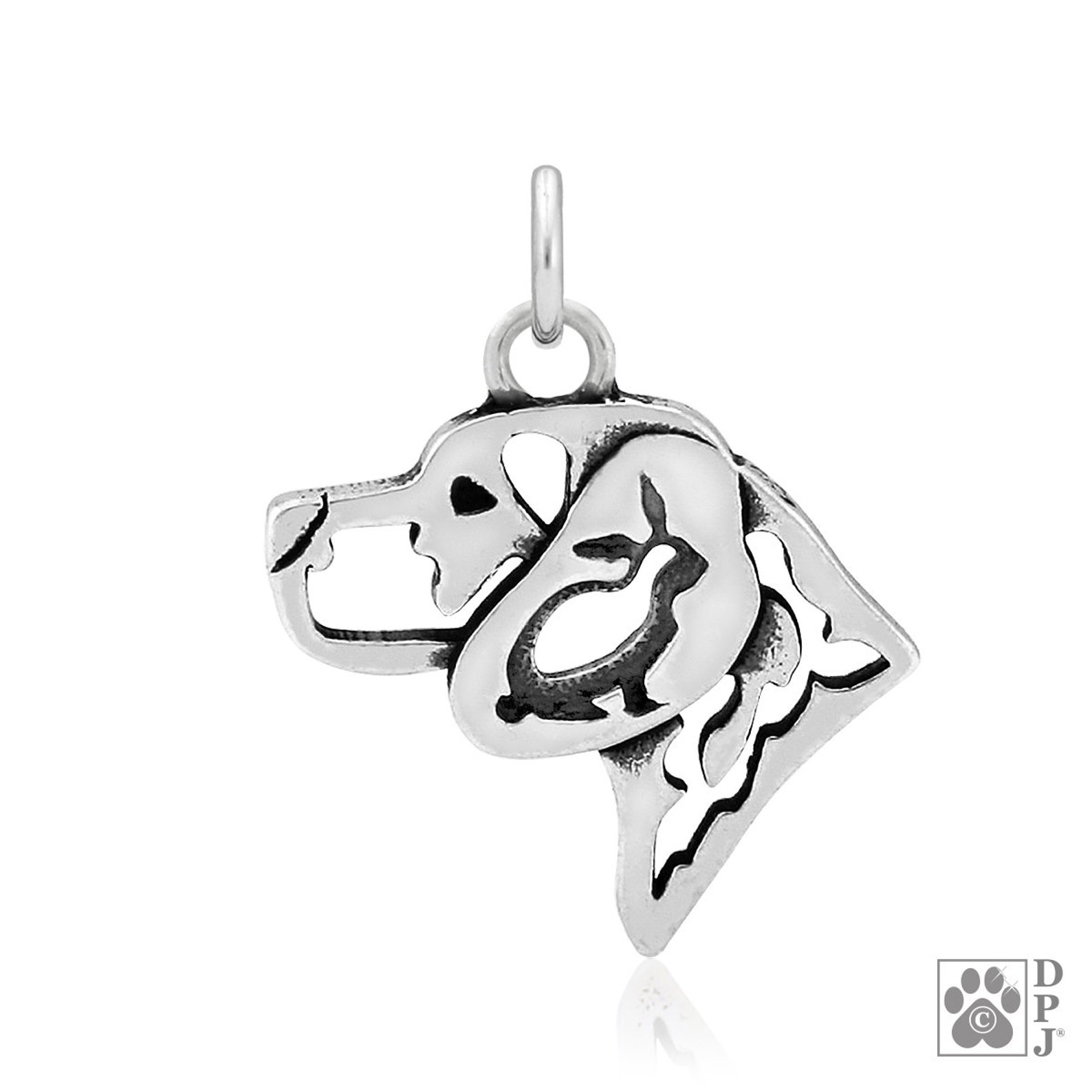 Beagle Pendant Necklace in Sterling Silver Head - Etsy