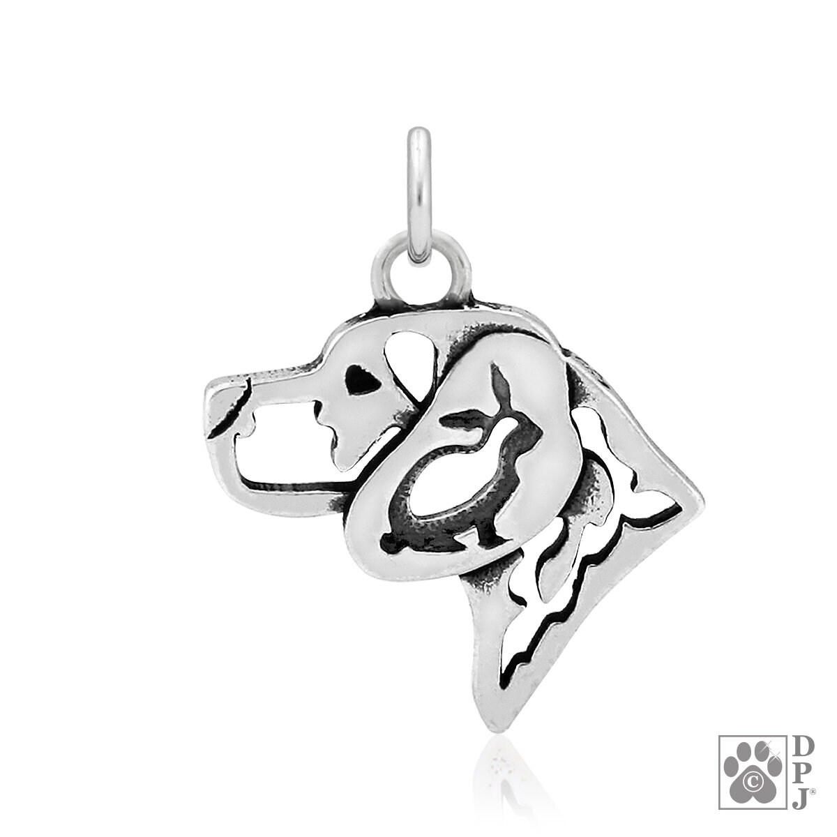 Beagle Pendant Necklace in Sterling Silver Head - Etsy