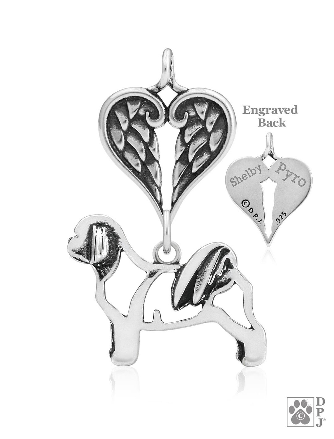 Shih Tzu Angel Necklace - Etsy
