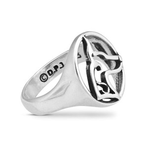 Sterling Silver Doberman Pinscher Ring - Etsy