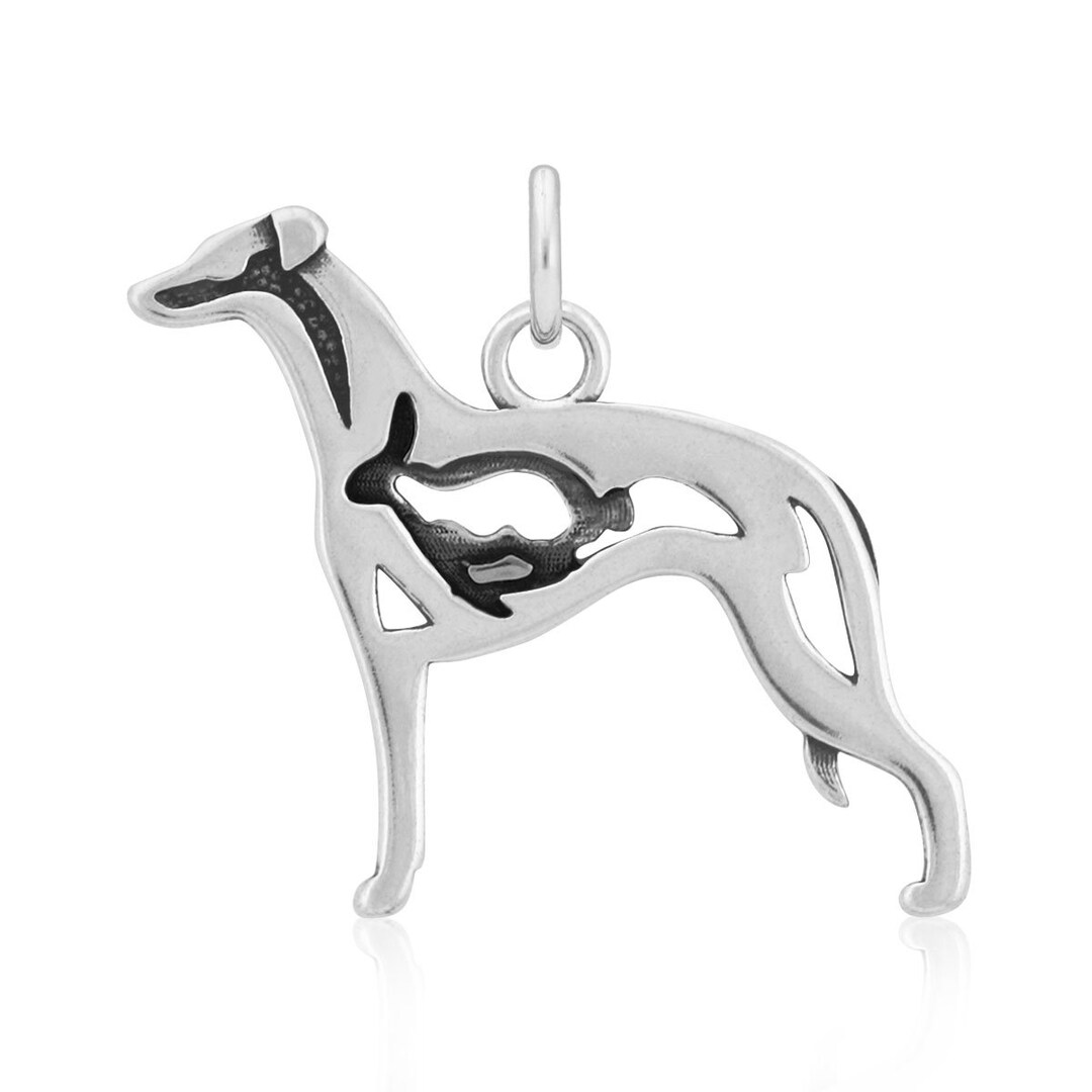 Sterling Silver Whippet Necklace Jewelry - Etsy
