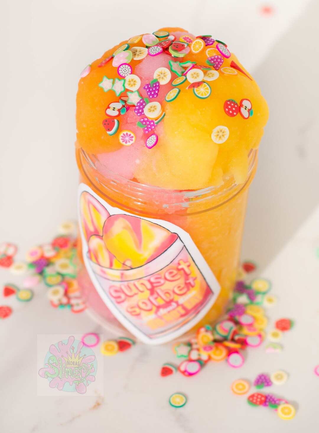 Sunset Sorbet ICEE CLOUD Slime - Etsy