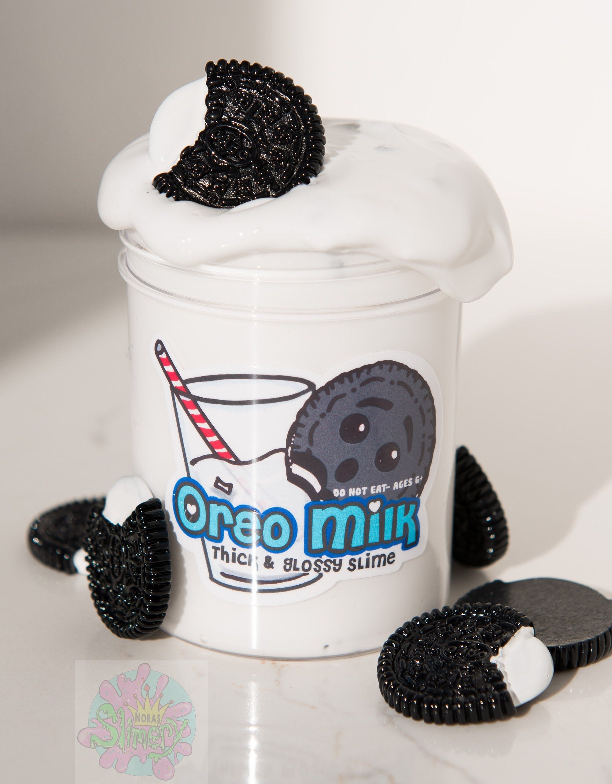Toys Toys & Games OREO MILK Thick & Glossy SLIME with charm etna.com.pe