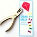 Spring Break Reading Challenge Bookmarks - Etsy