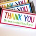 Teacher Appreciation Printable Candy Bar Wrappers - Etsy