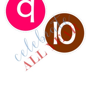 Printable Classroom Number Banner - Etsy