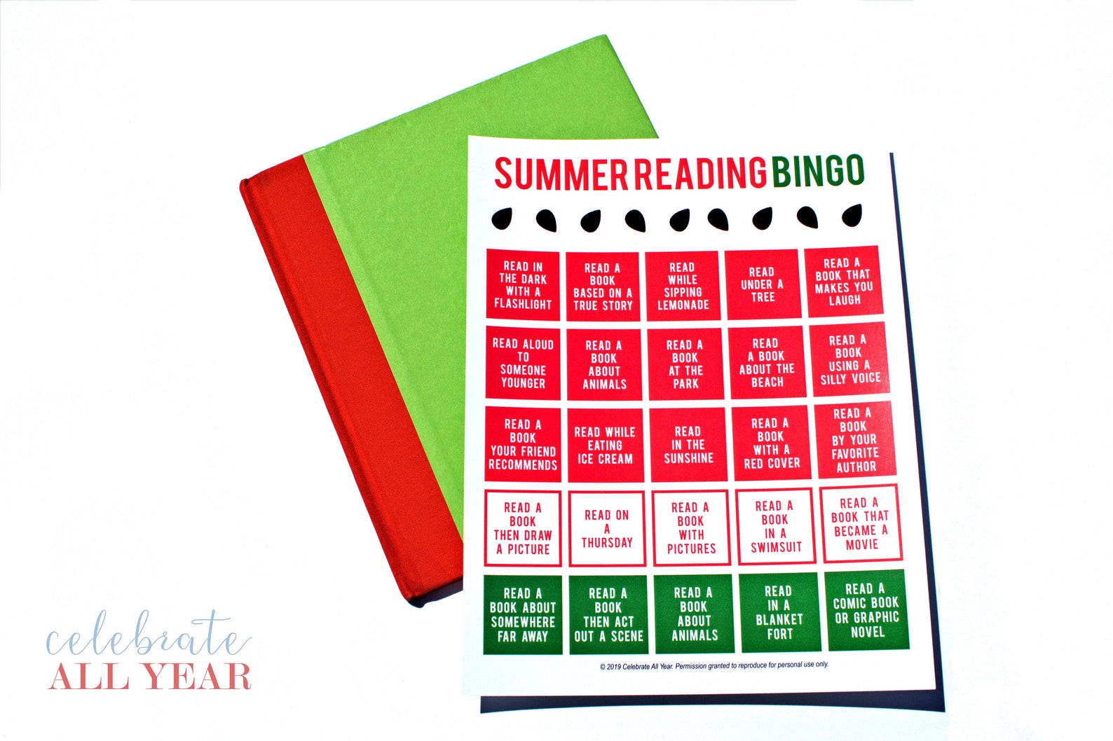 Summer Reading Bingo Printable - Etsy