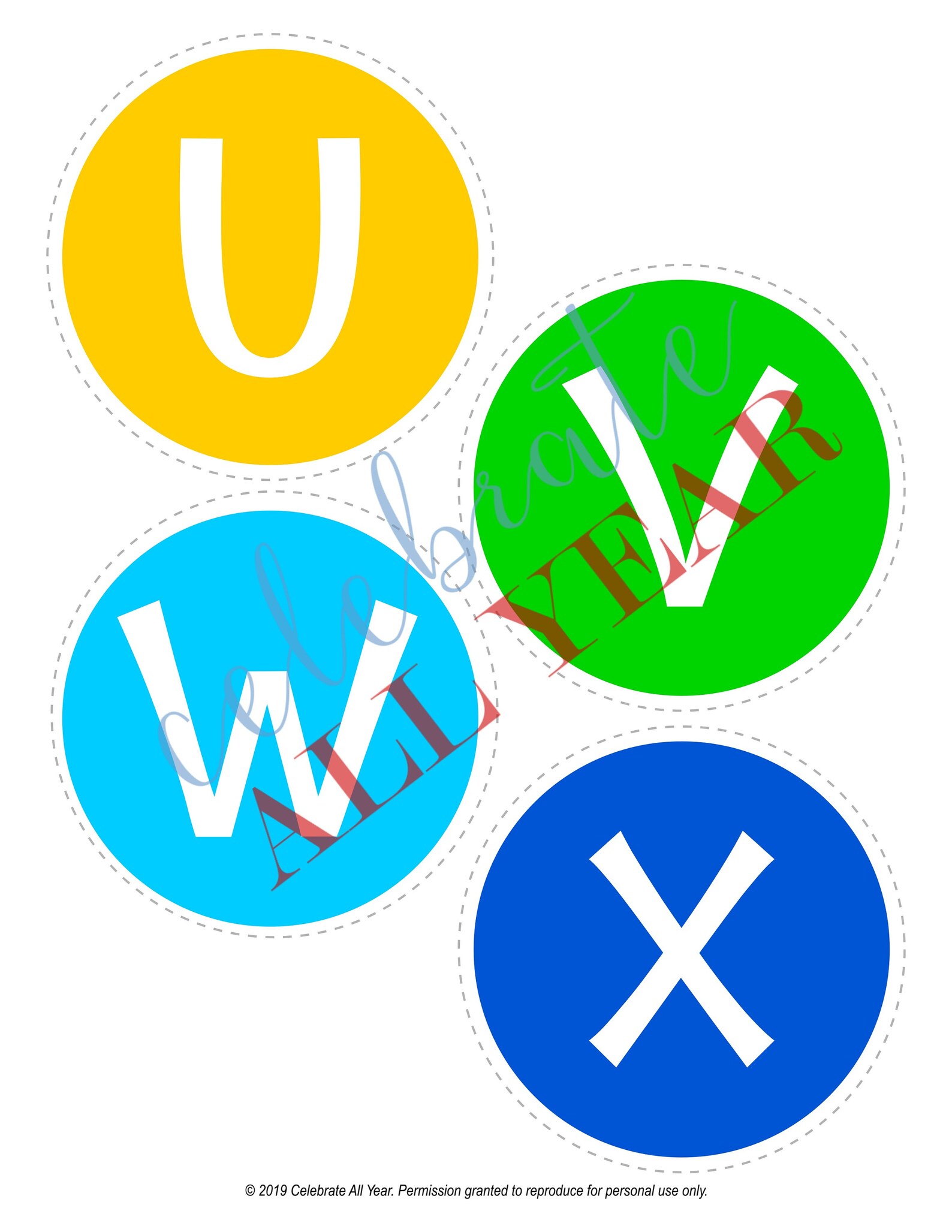 Printable Classroom Alphabet Banner - Etsy