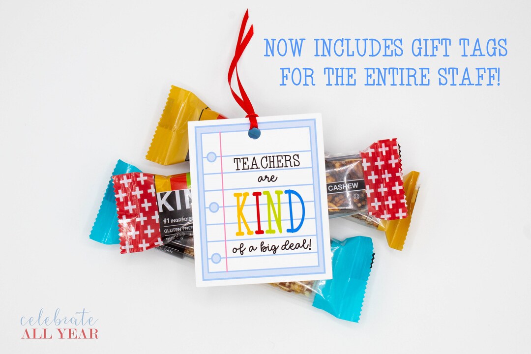 Kind of a Big Deal School Appreciation Gift Tags Bundle - Etsy