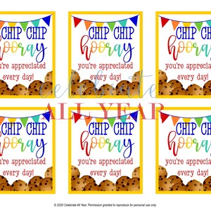 Chip Chip Hooray Cookie Gift Tags - Etsy