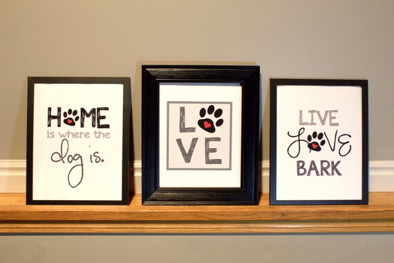 Puppy Love Printable Signs | Etsy