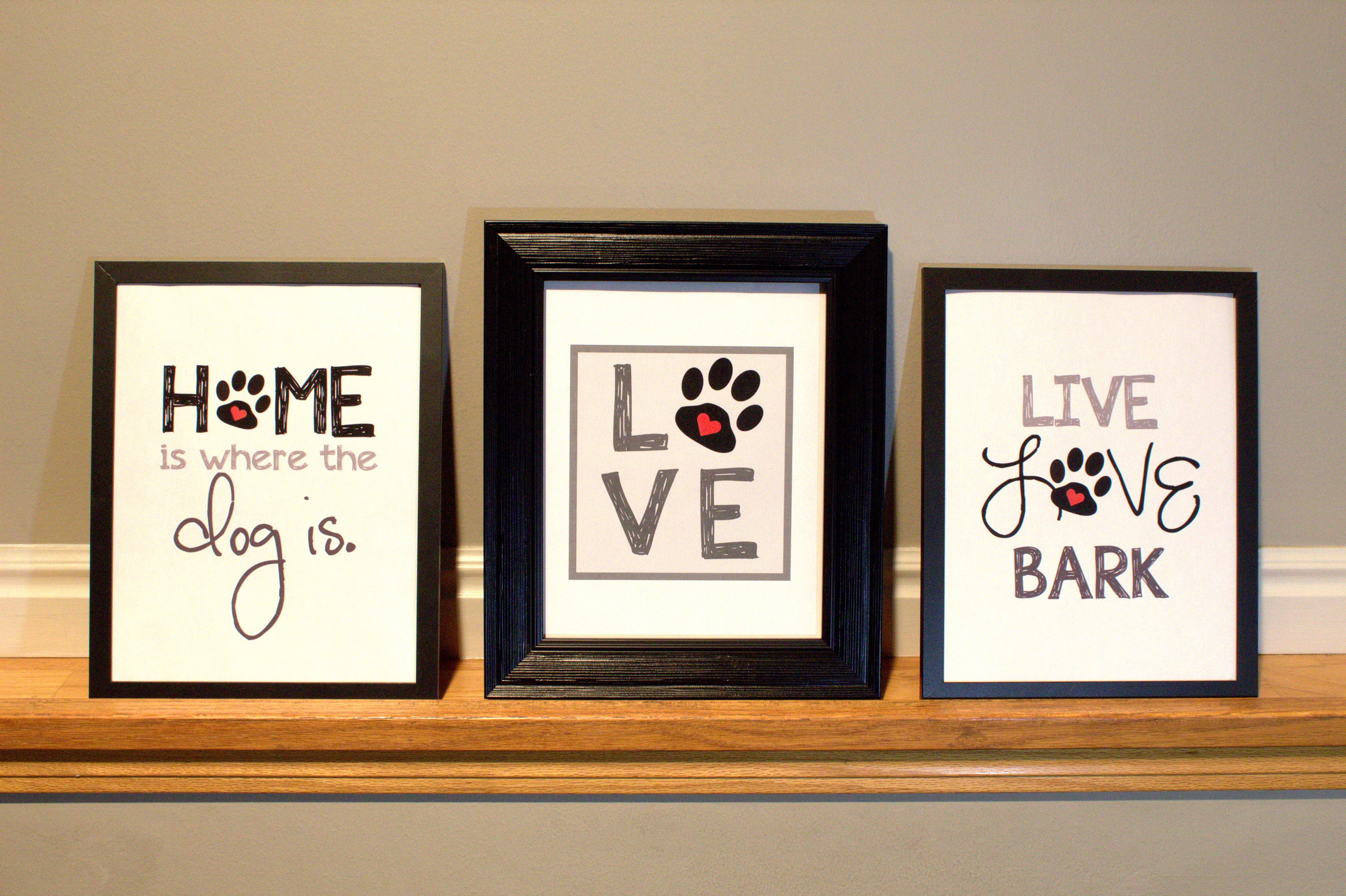 Puppy Love Printable Signs - Etsy