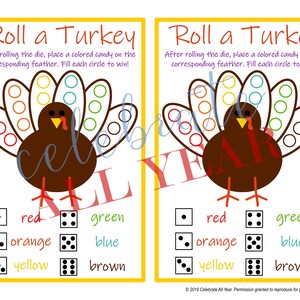 Thanksgiving Games Set - Etsy