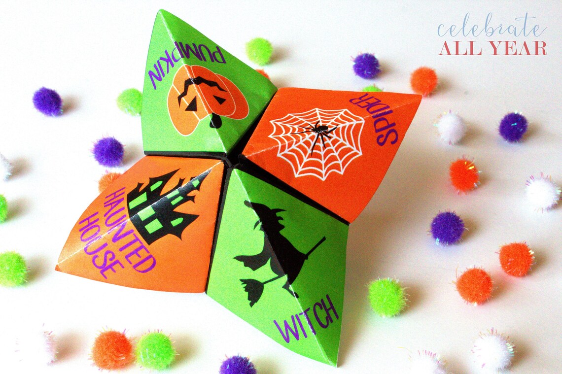Halloween Cootie Catcher - Etsy