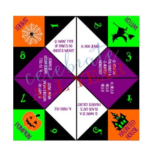 Halloween Cootie Catcher - Etsy