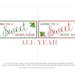 Sweet Holiday Candy Bar Wrappers - Etsy