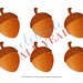Printable Acorn Alphabet Set - Etsy
