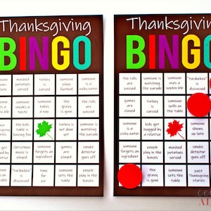 Thanksgiving Games Set - Etsy