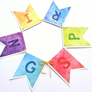 Spring Printable Banner - Etsy