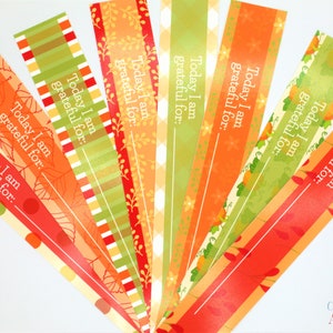 Thanksgiving Gratitude Paper Chain - Etsy