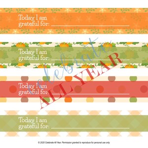 Thanksgiving Gratitude Paper Chain - Etsy