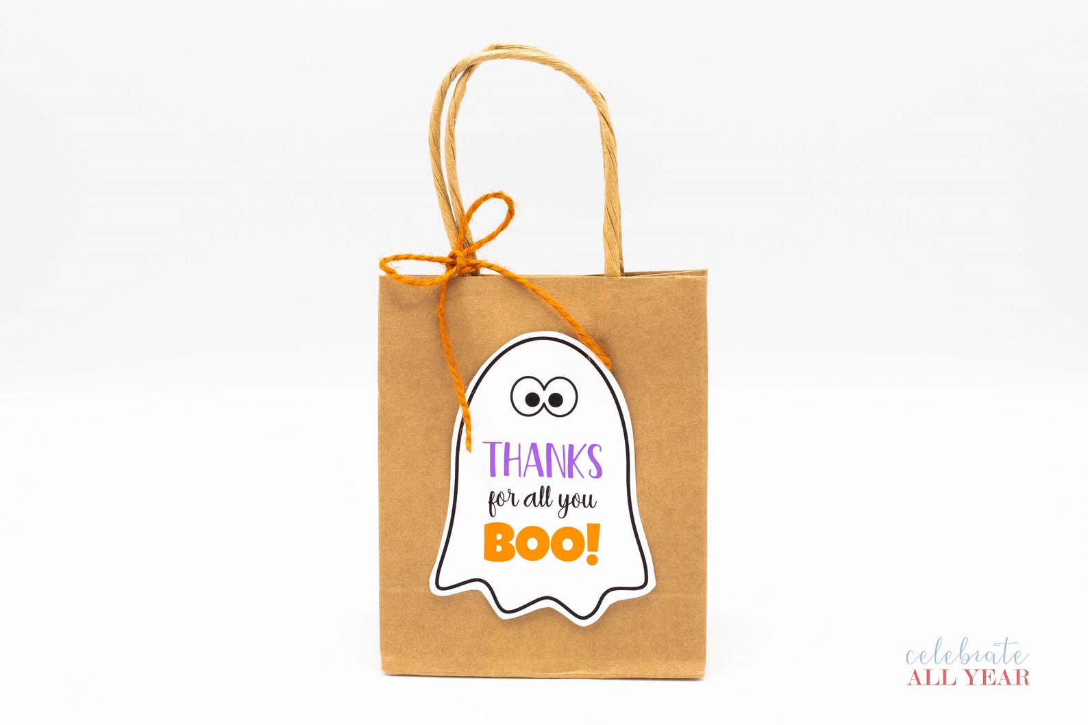 Thanks for All You Boo! Halloween Gift Tags - Etsy