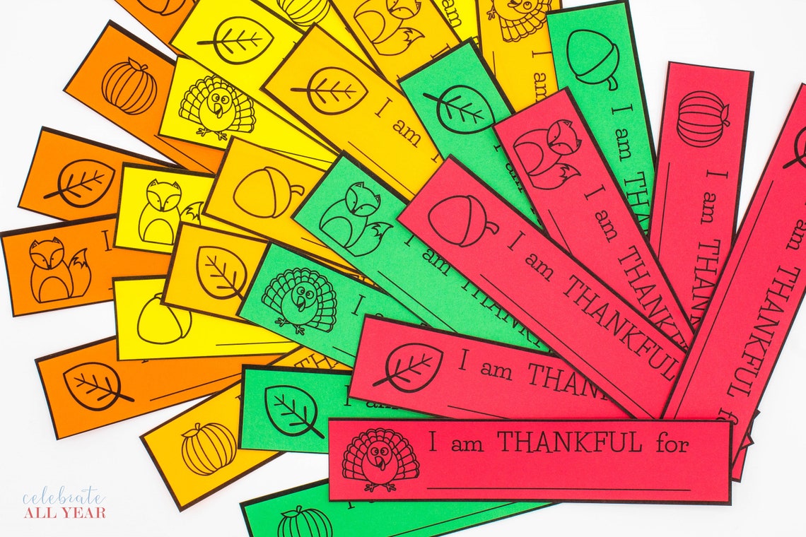 Thanksgiving Paper Chain - Etsy