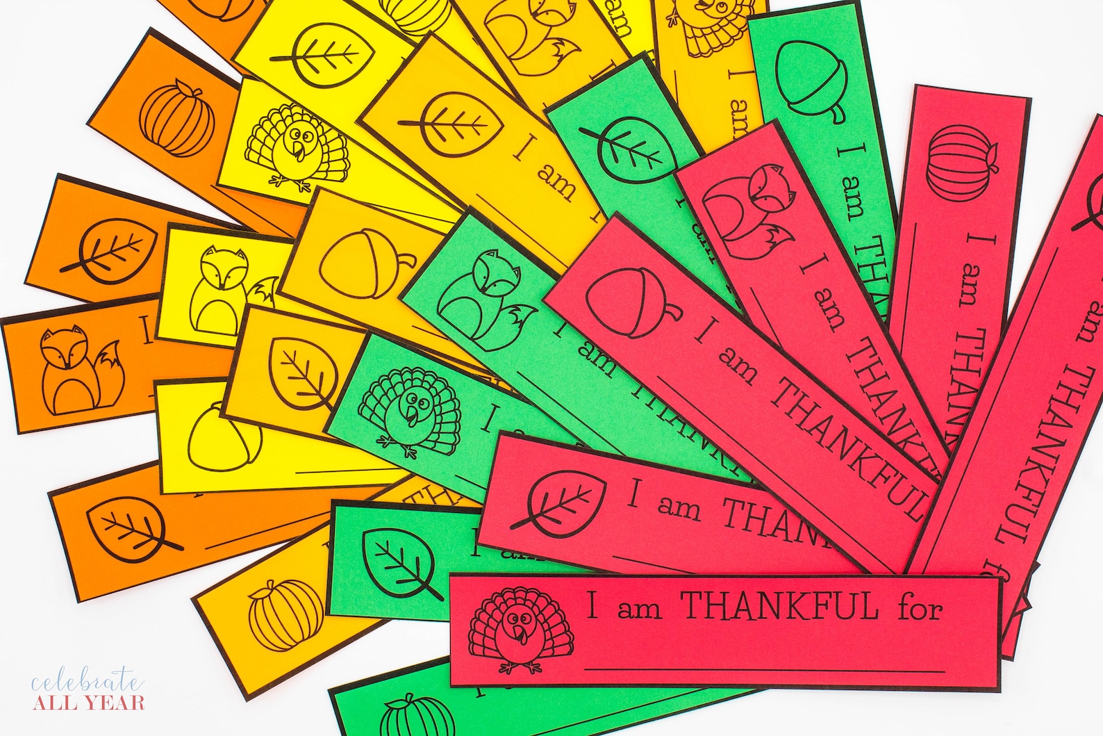 Thanksgiving Paper Chain - Etsy