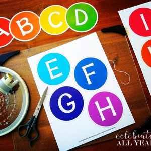 Printable Classroom Alphabet Banner - Etsy
