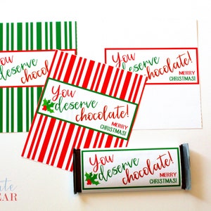 Christmas Candy Bar Wrappers - Etsy