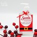 Christmas Hand Santa-tizer Gift Tags - Etsy