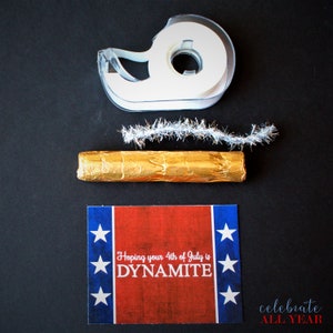4th of July Dynamite Candy Wrapper - Etsy