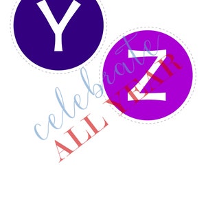 Printable Classroom Alphabet Banner - Etsy