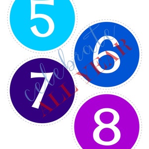 Printable Classroom Number Banner - Etsy