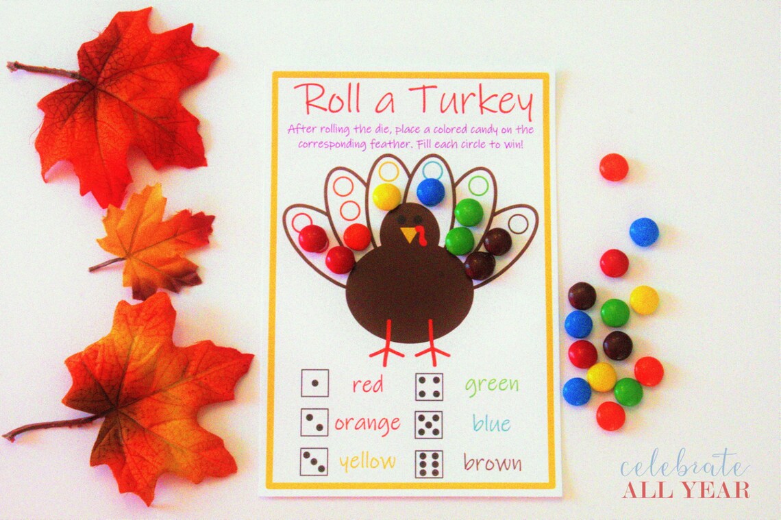 Thanksgiving Games Set | Etsy