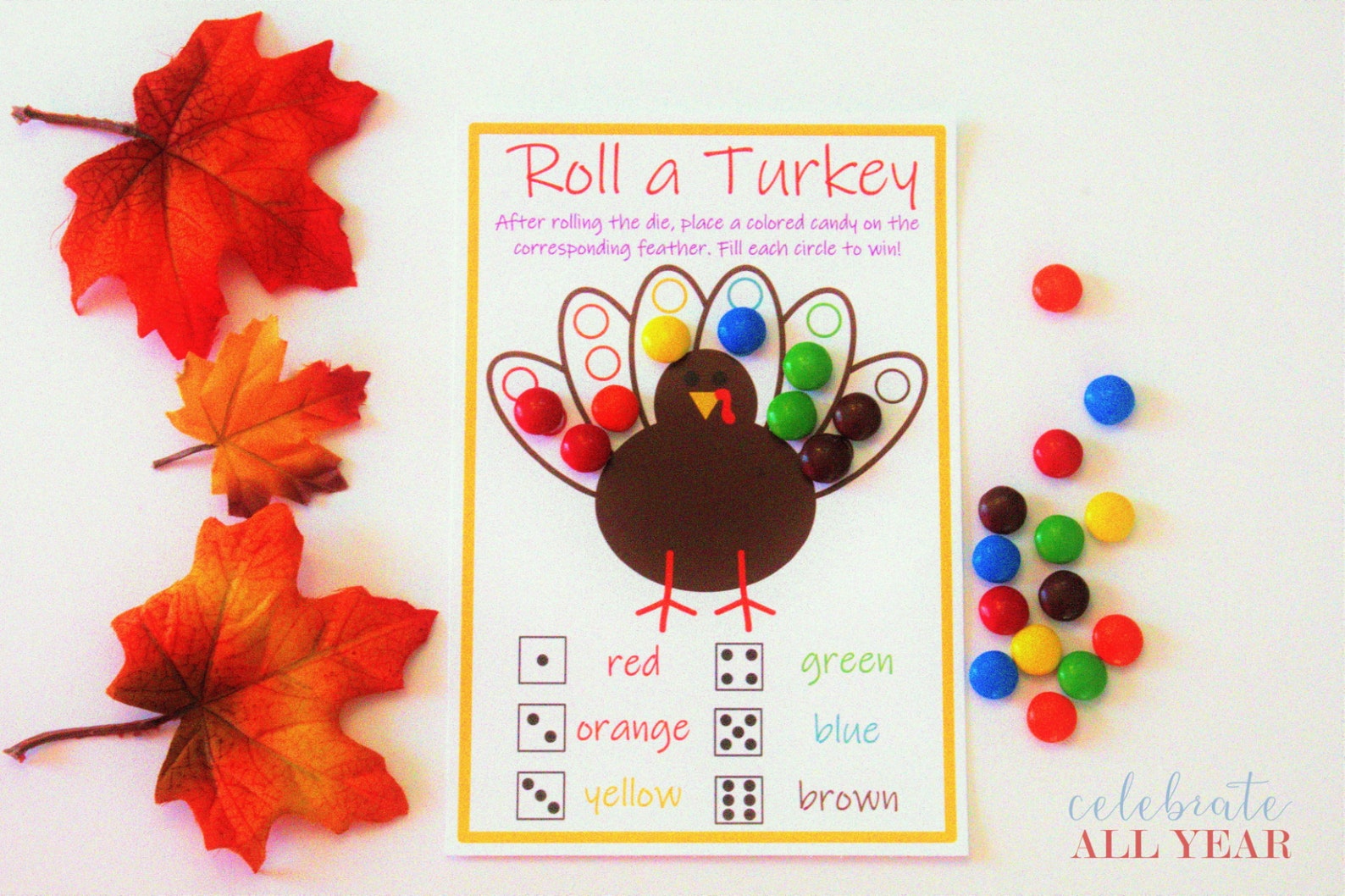 Thanksgiving Games Set | Etsy