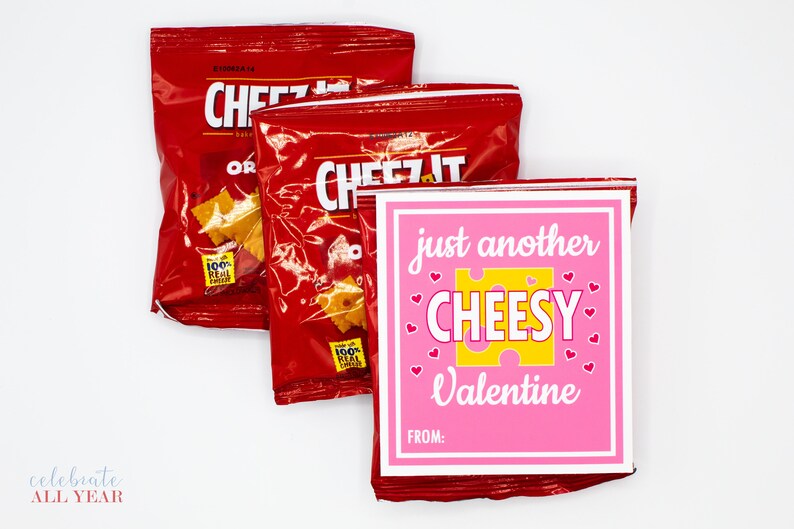 Cheesy Valentine Gift Tags - Etsy