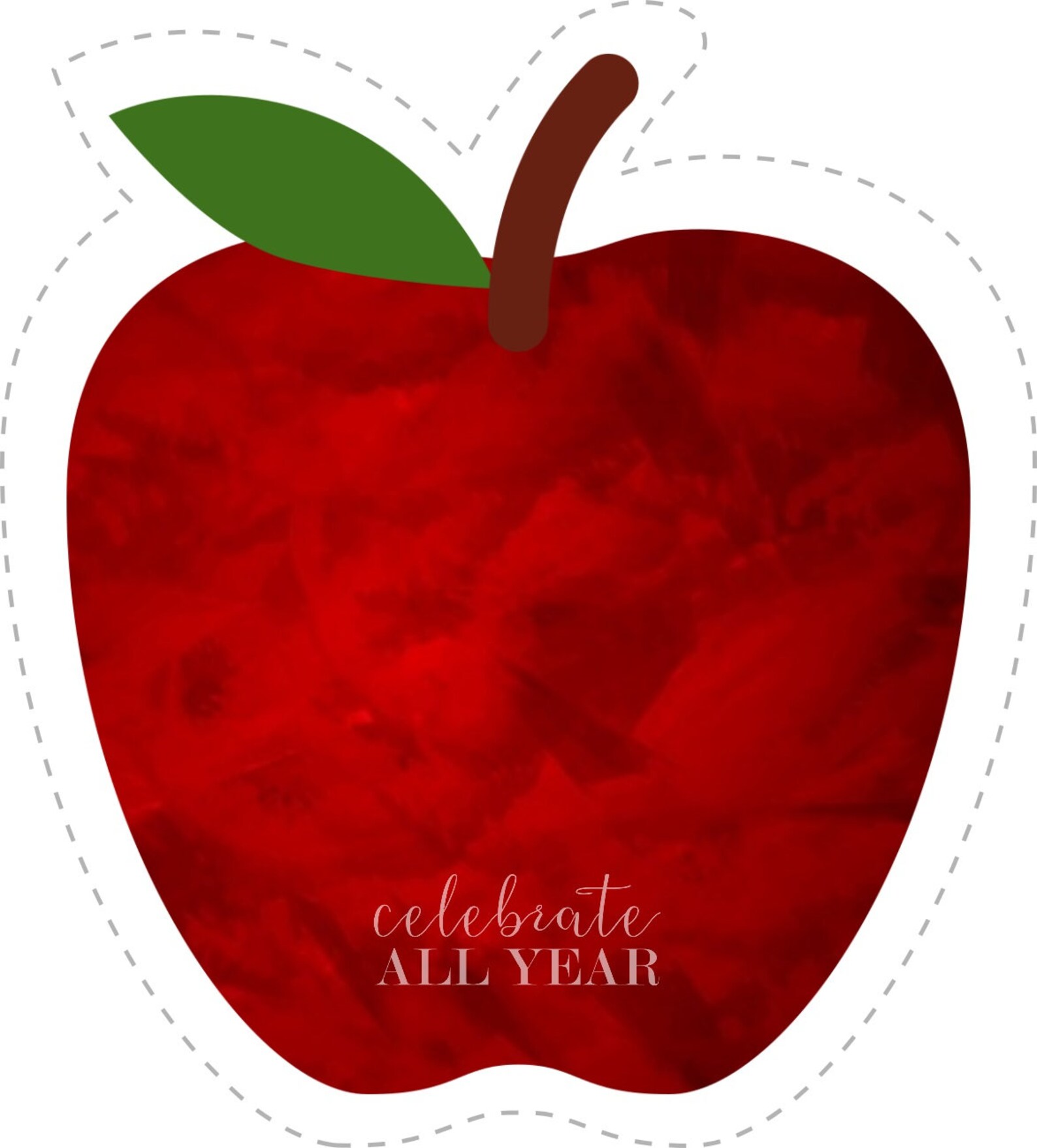 Back to School Apple Banner | Etsy