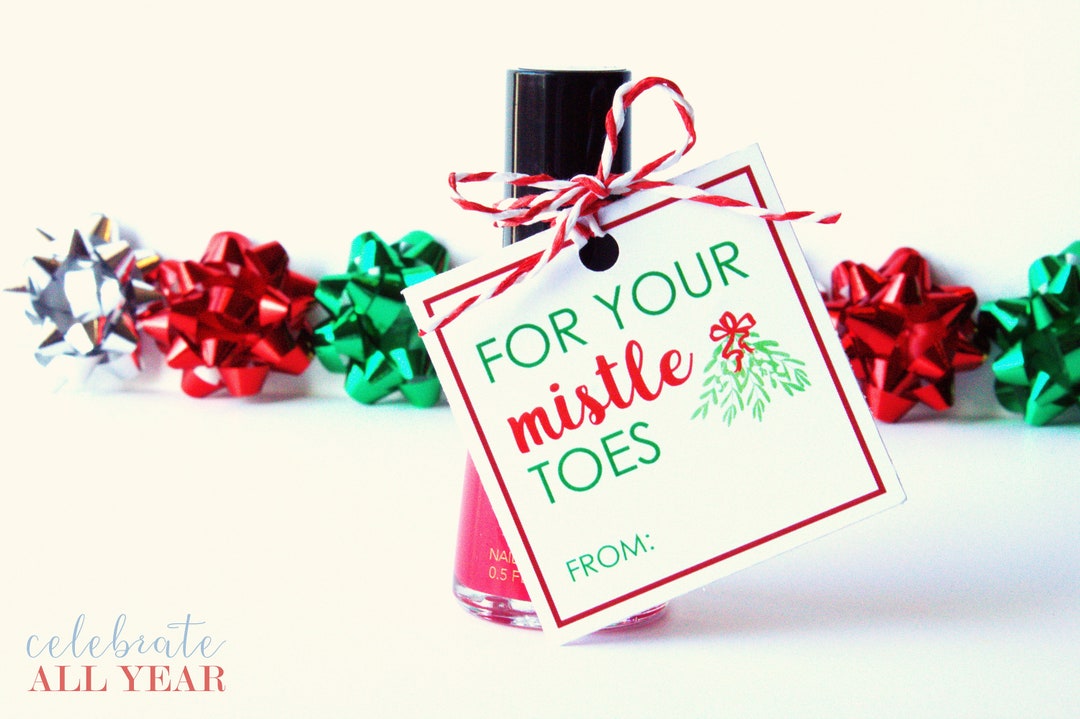Mistle-toes Gift Tags - Etsy