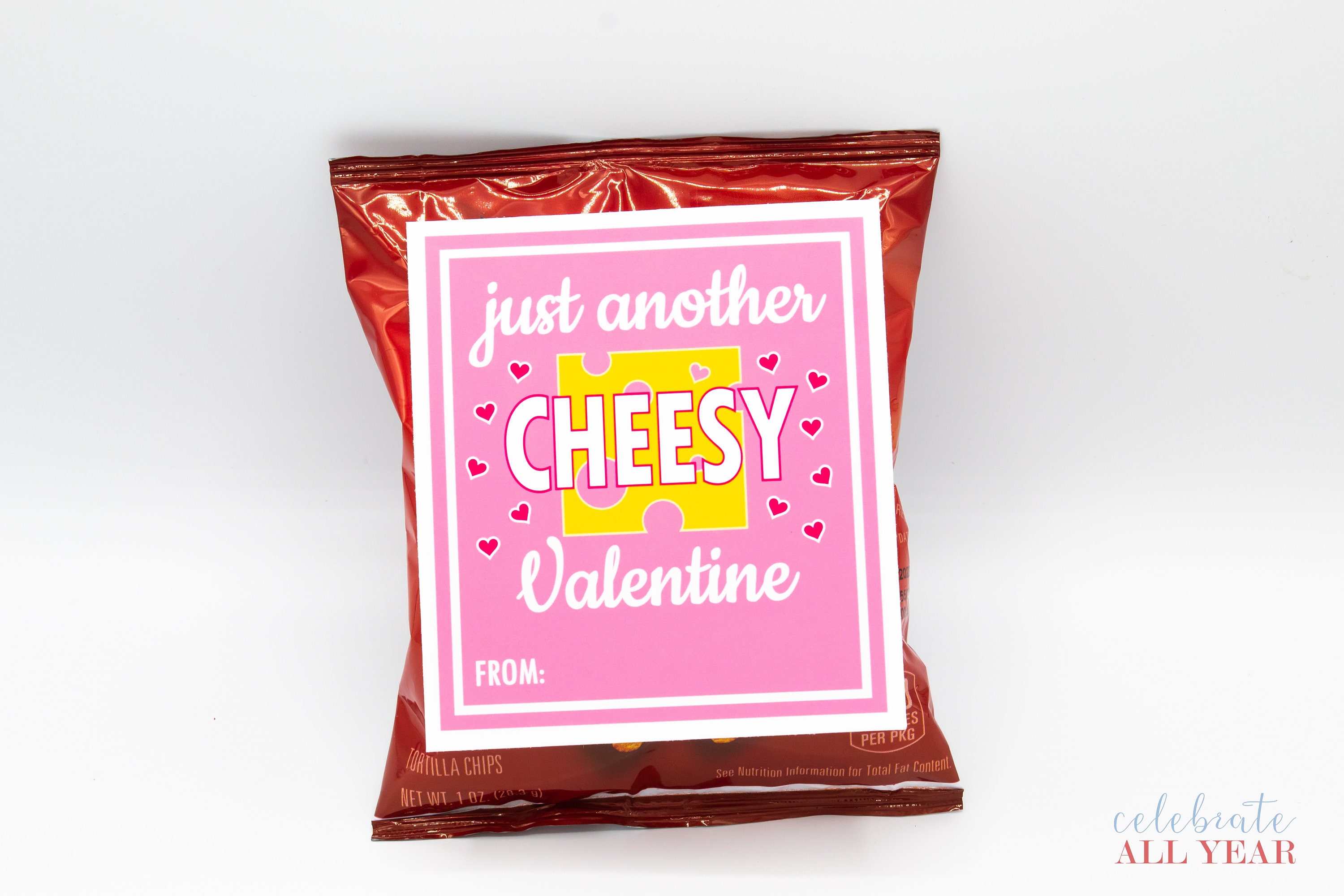 Cheesy Valentine Gift Tags - Etsy