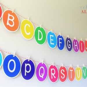 Printable Classroom Alphabet Banner - Etsy