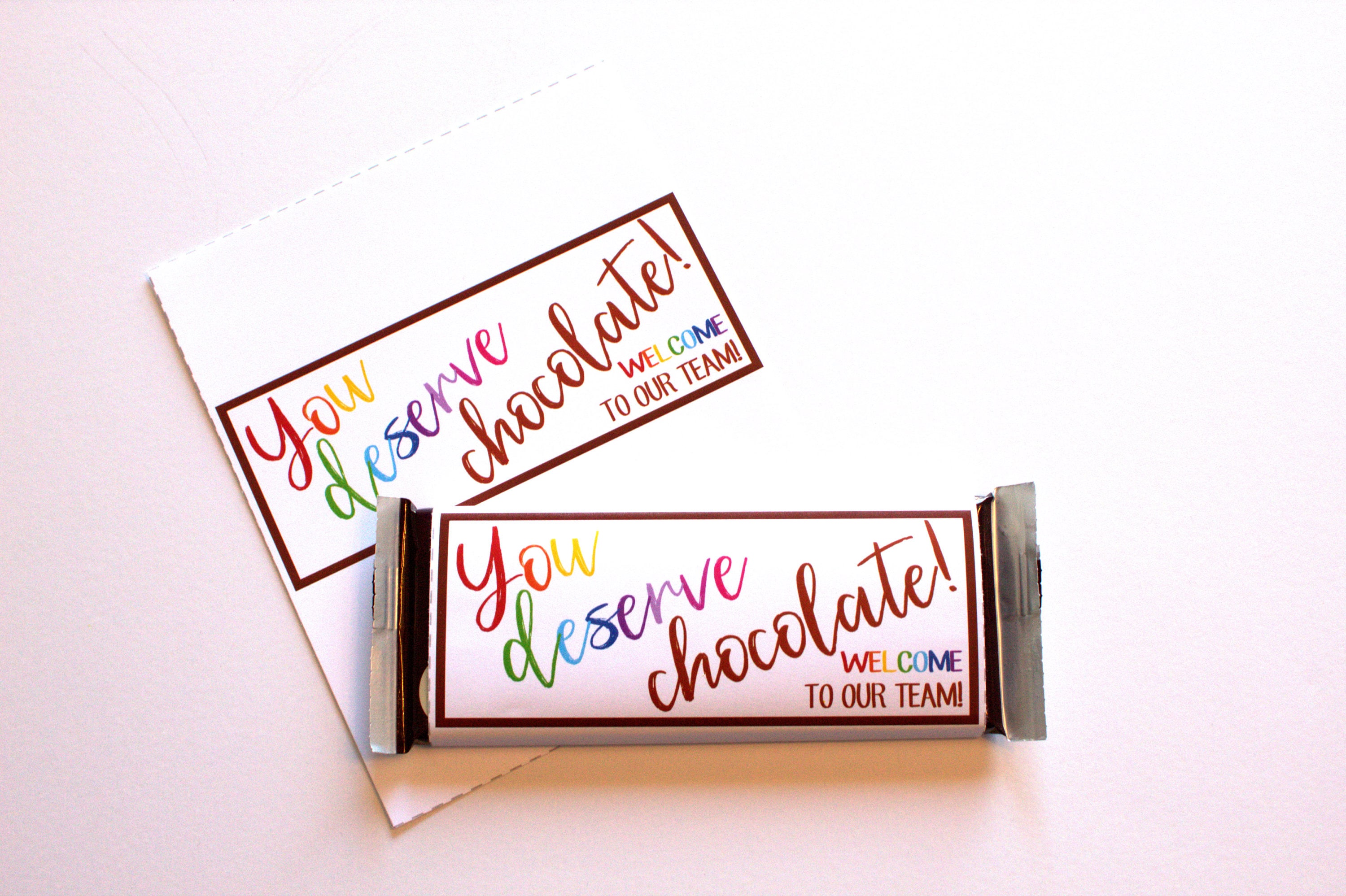 Welcome to Our Team! Printable Candy Bar Wrappers - Etsy