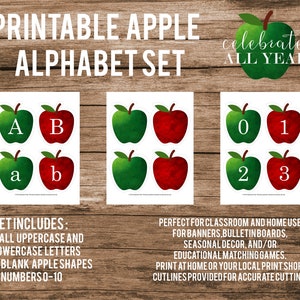 Fall Alphabet Sets - Etsy