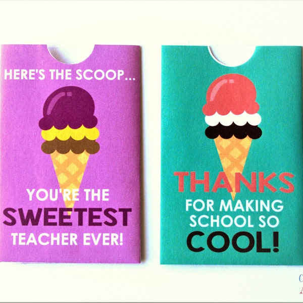 Ice Cream Staff Appreciation - Etsy