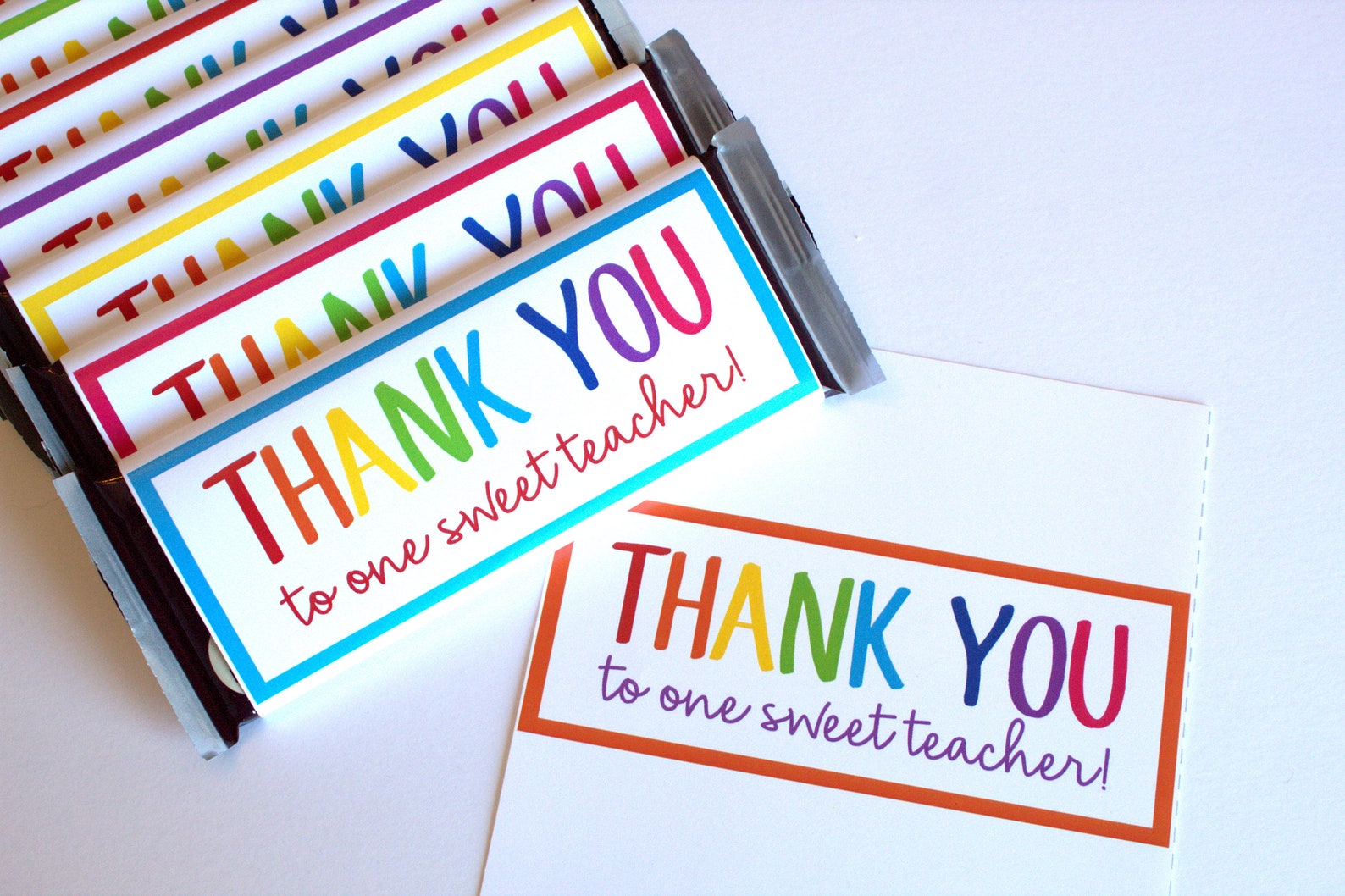 Teacher Appreciation Printable Candy Bar Wrappers - Etsy